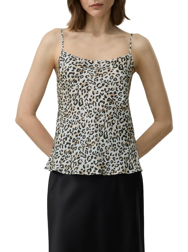 LILYSILK Lilysilk Leopard Print Silk Charmeuse Camisole